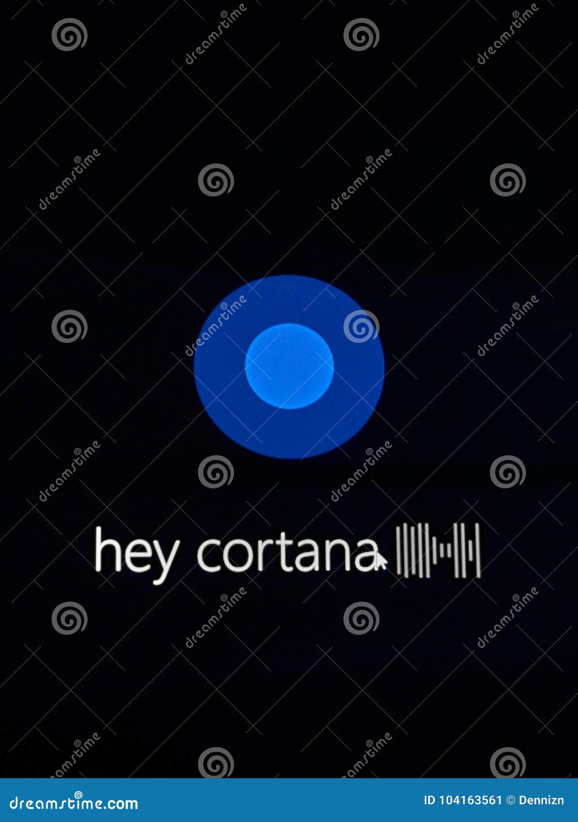 Hey Cortana Page on a PC Screen. Editorial Photo - Image of operating ...
