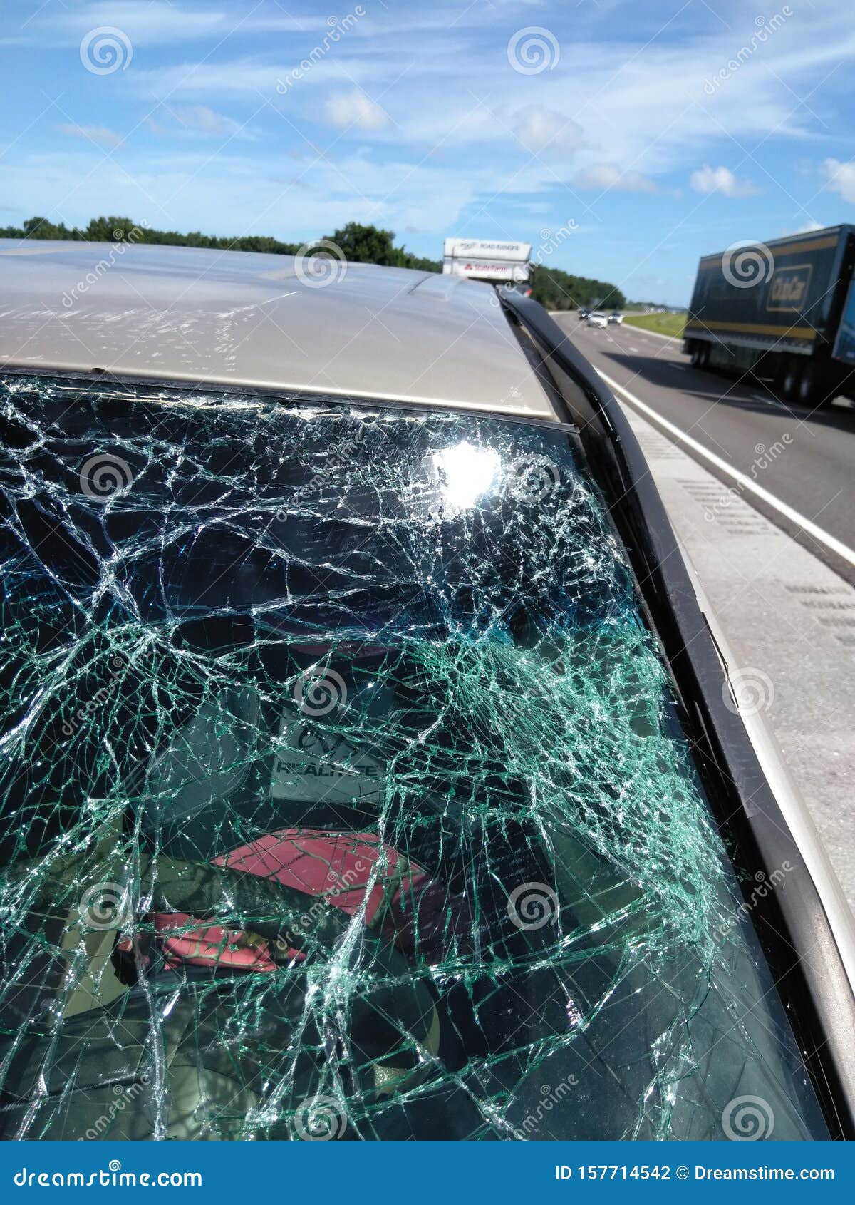 Hey Crash Stuff Fall Off Trucks Stock Photo - Image of stuff, fall ...