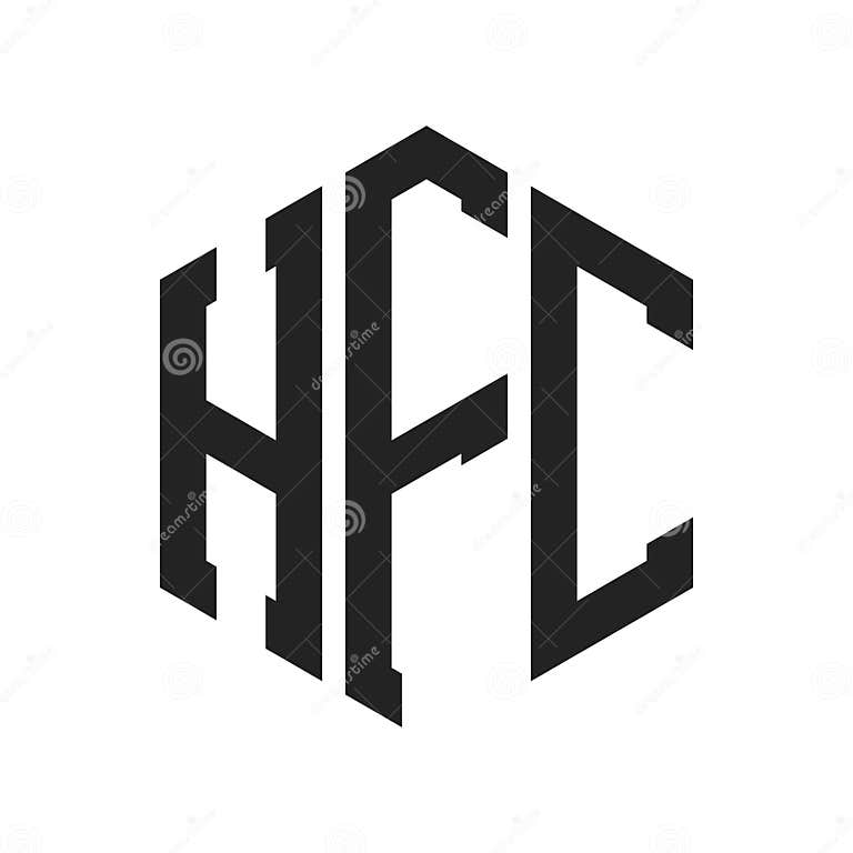HFC Logo Design. Initial Letter HFC Monogram Logo Using Hexagon Shape ...
