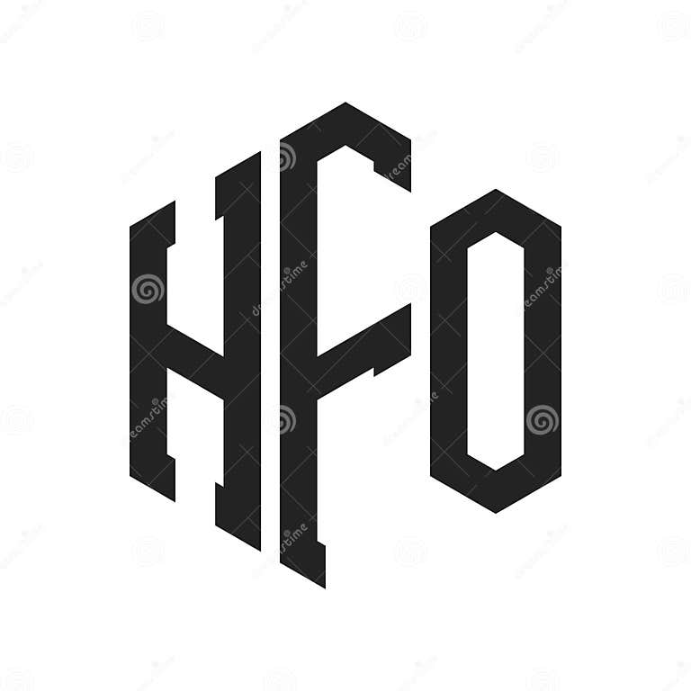 HFO Logo Design. Initial Letter HFO Monogram Logo Using Hexagon Shape ...