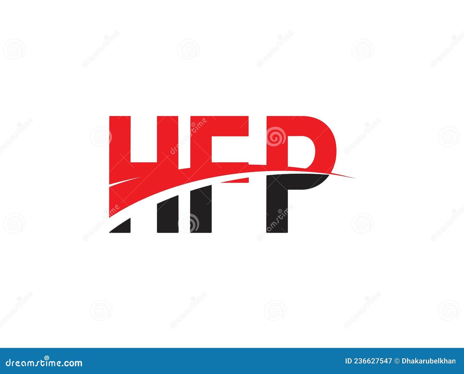 HFP Letter Initial Logo Design Vector Illustration Stock Vector ...