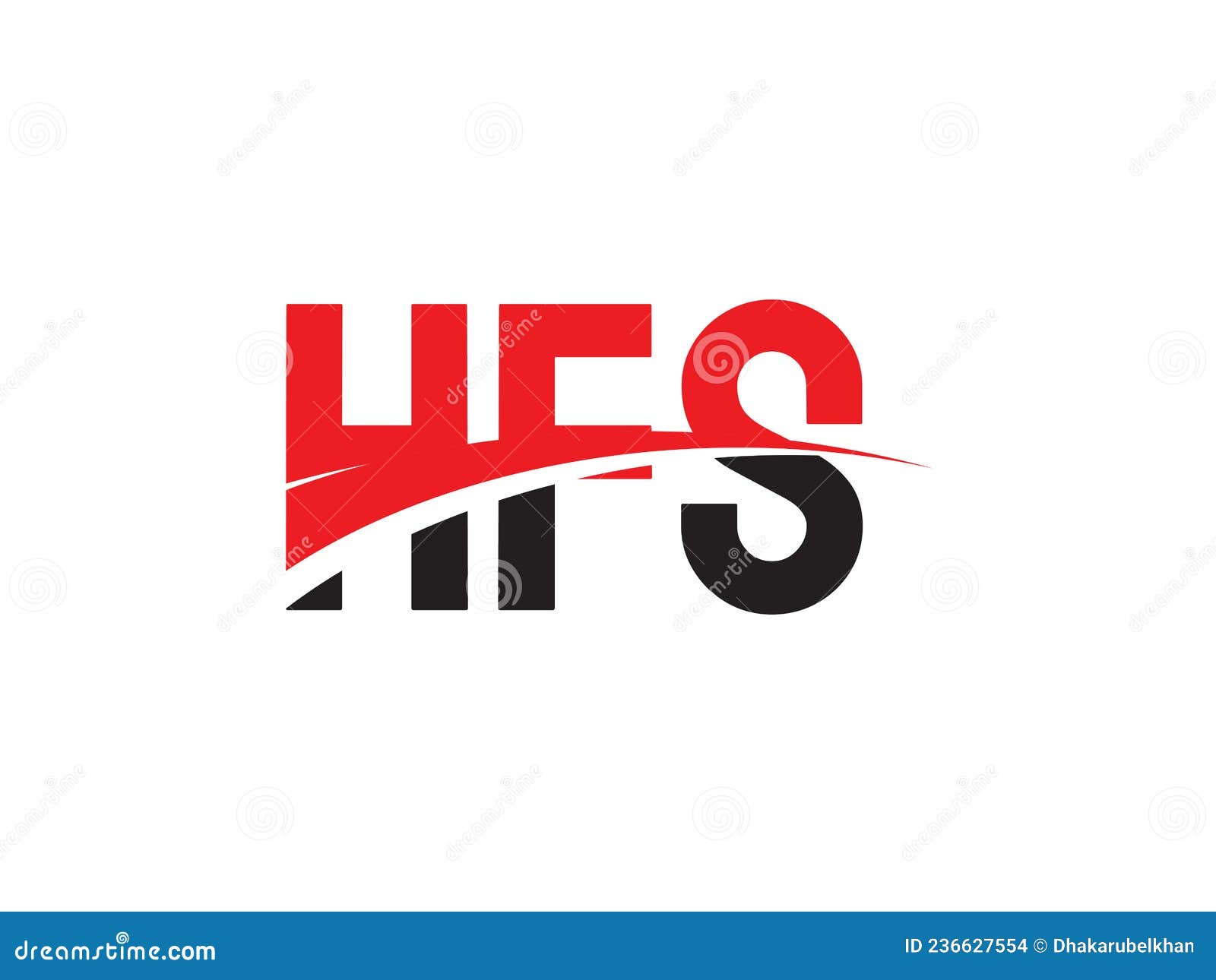 HFS Letter Initial Logo Design Vector Illustration Stock Vector ...