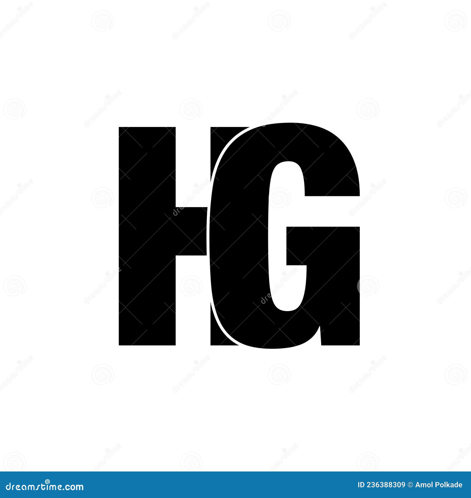 HG Company Initial Letters Monogram. HG Joined Letters Logo Stock ...