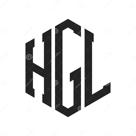 HGL Logo Design. Initial Letter HGL Monogram Logo Using Hexagon Shape ...