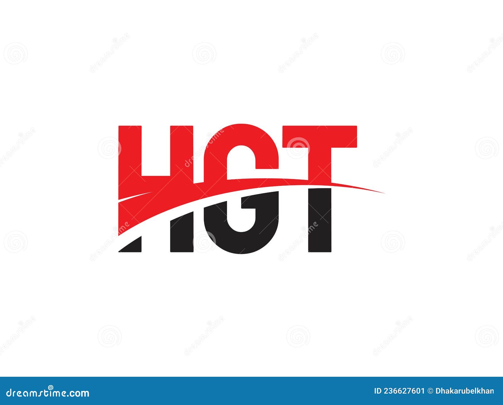 HGT Letter Initial Logo Design Vector Illustration Stock Vector ...