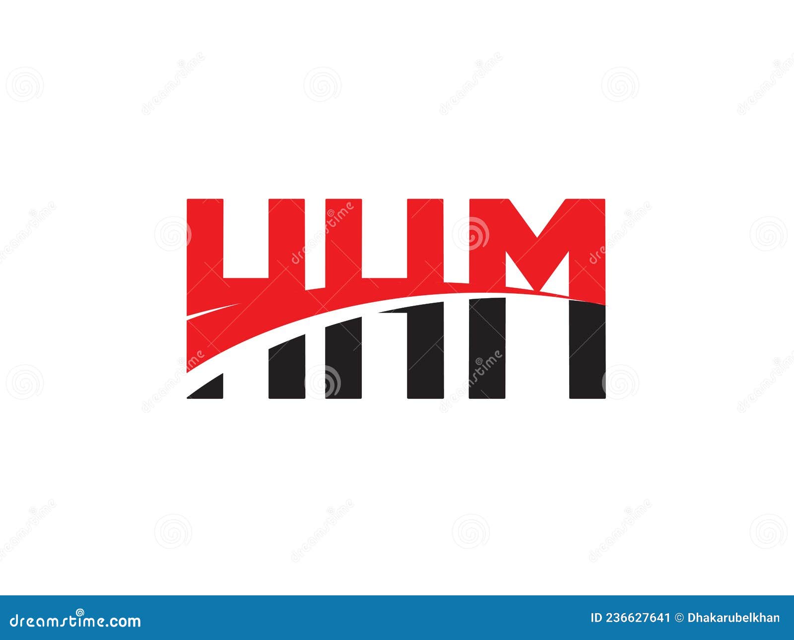 HHM Letter Initial Logo Design Vector Illustration Stock Vector ...