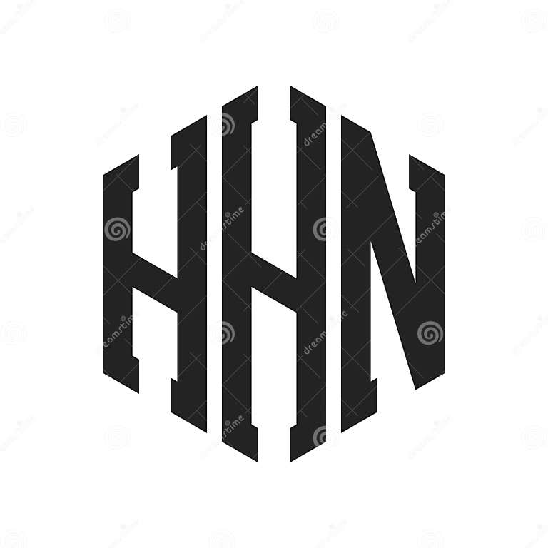 HHN Logo Design. Initial Letter HHN Monogram Logo Using Hexagon Shape ...