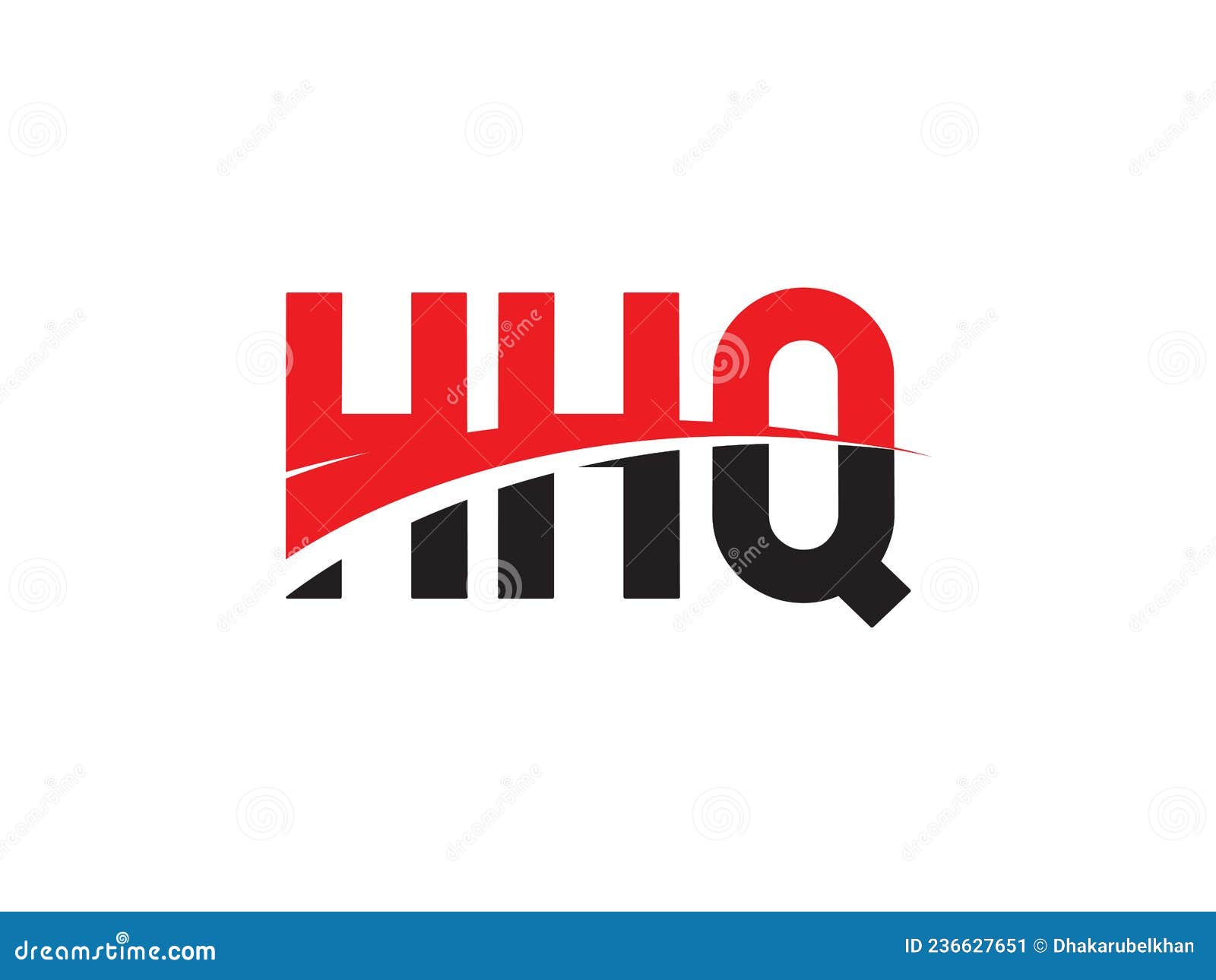 HHQ Letter Initial Logo Design Vector Illustration Stock Vector ...