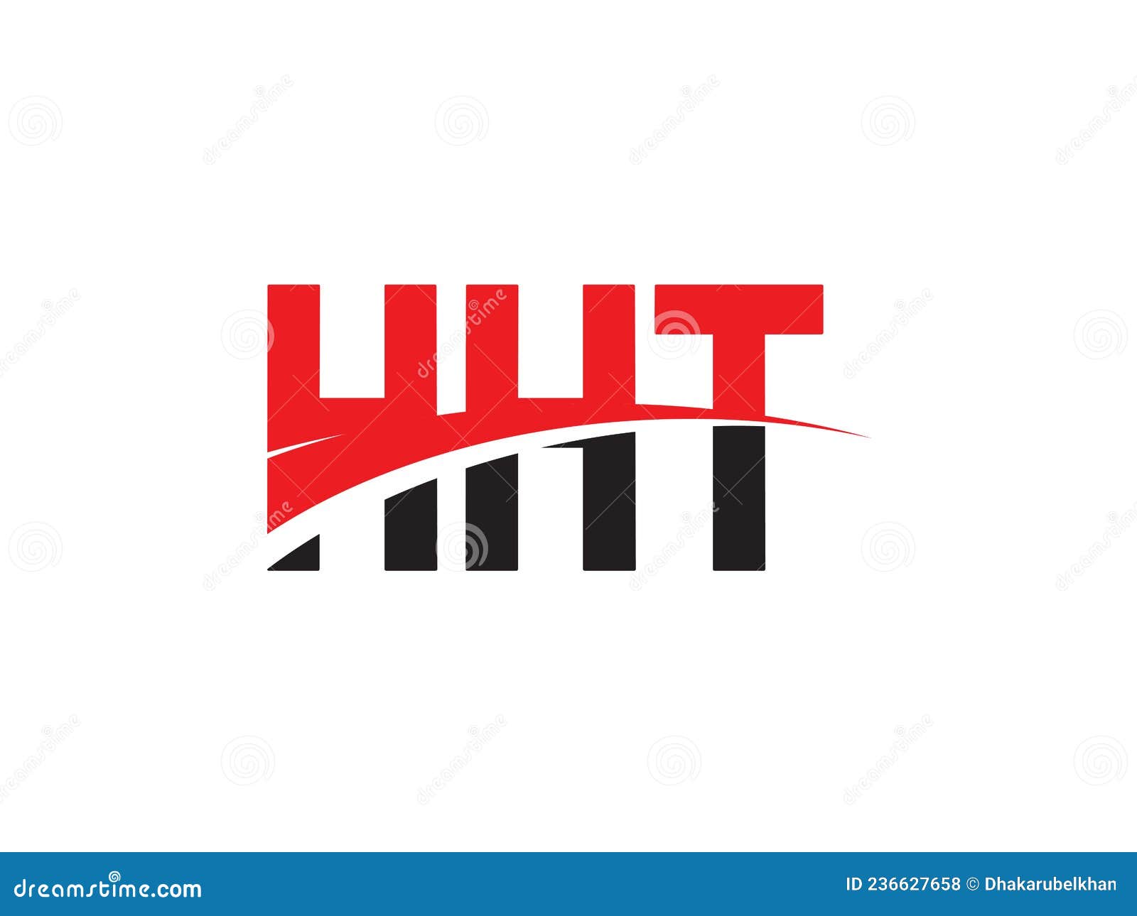 HHT Letter Initial Logo Design Vector Illustration Stock Vector ...