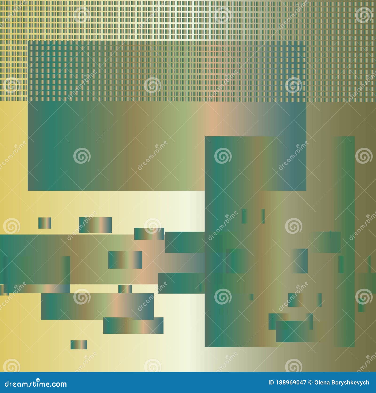 Pattern with Various Rectangles Stock Illustration - Illustration of ...