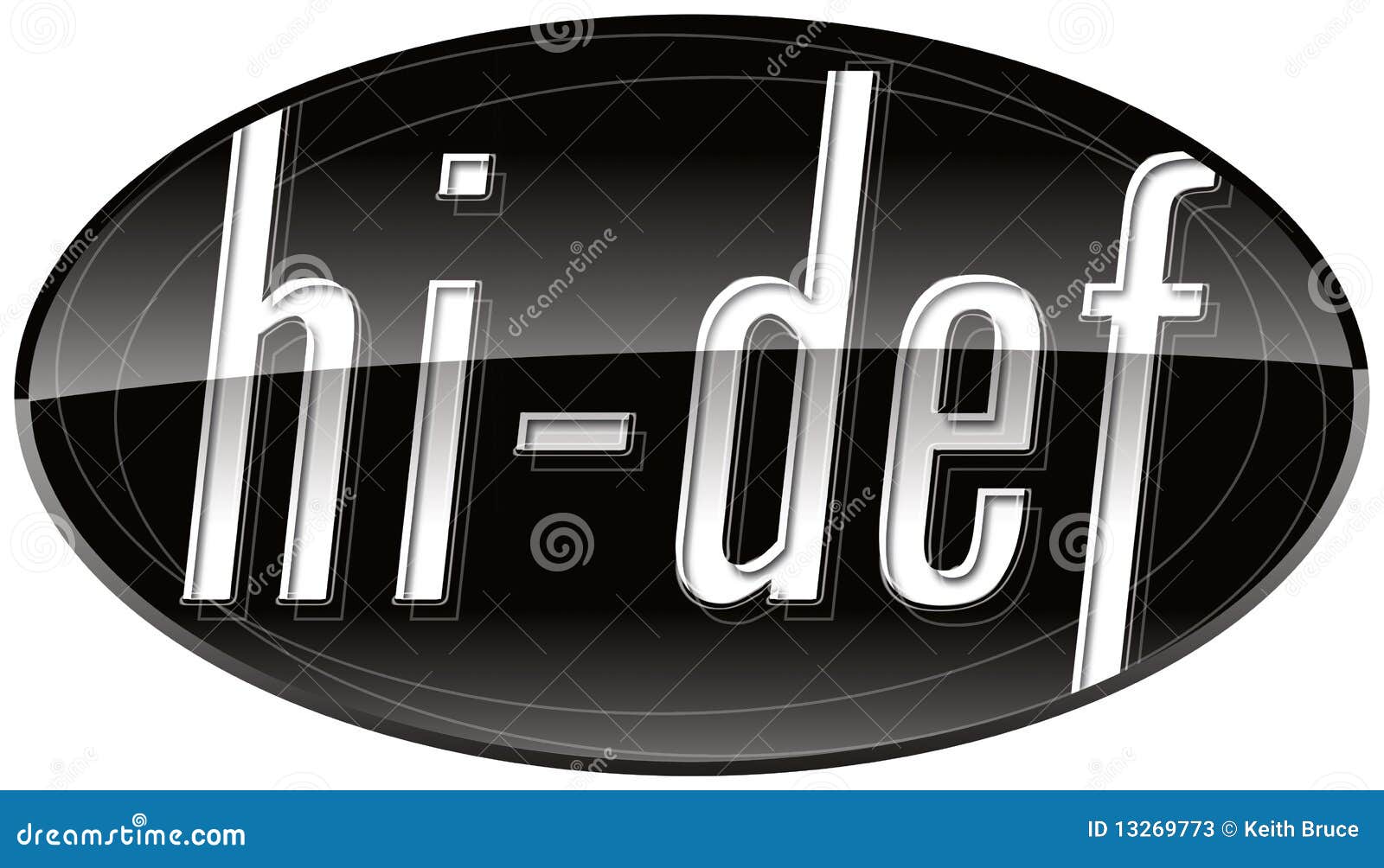HI-DEF HD TV icon stock illustration. Illustration of monitor - 13269773