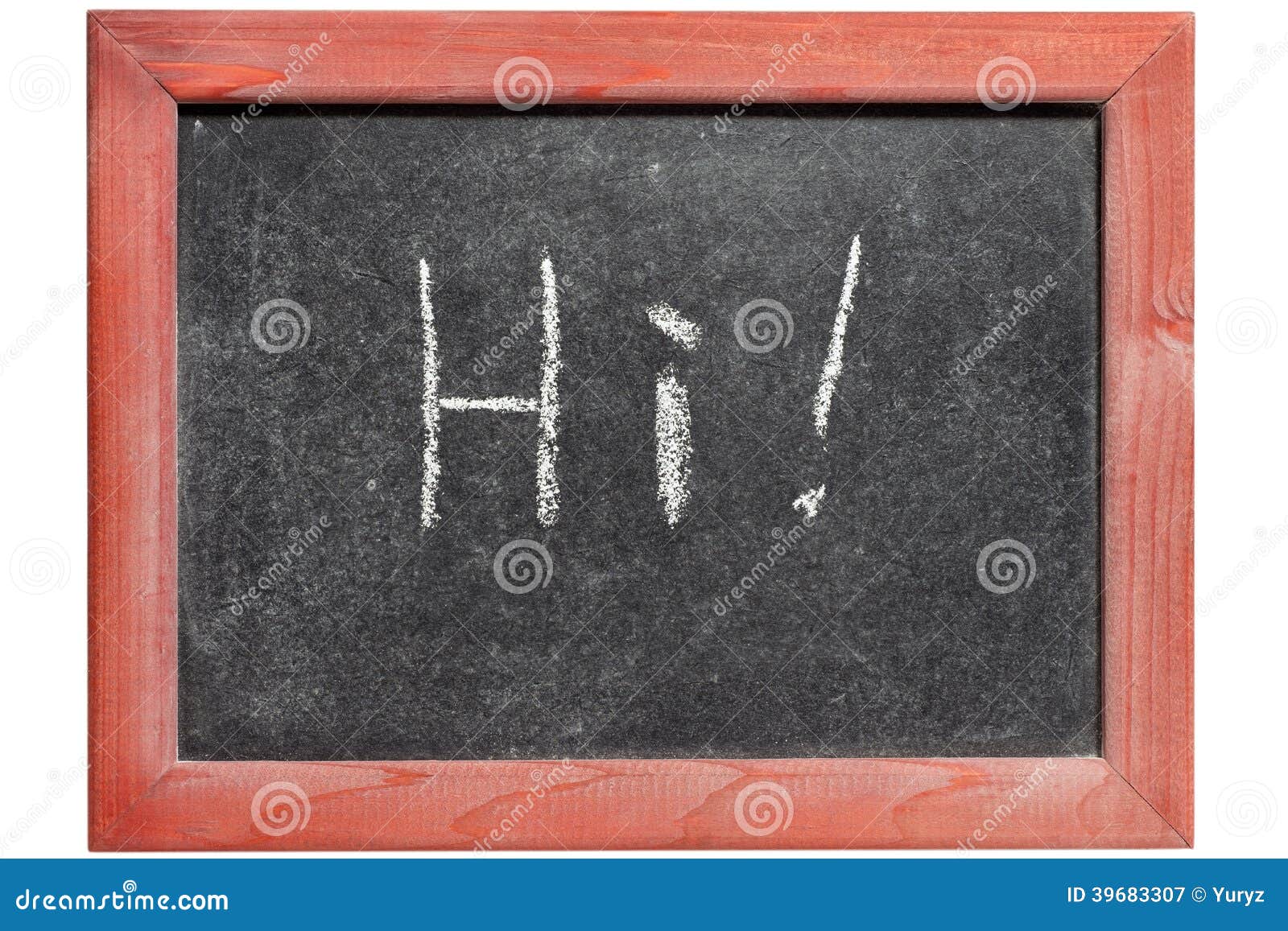 Hi exclamation stock image. Image of hello, concept, frame - 39683307