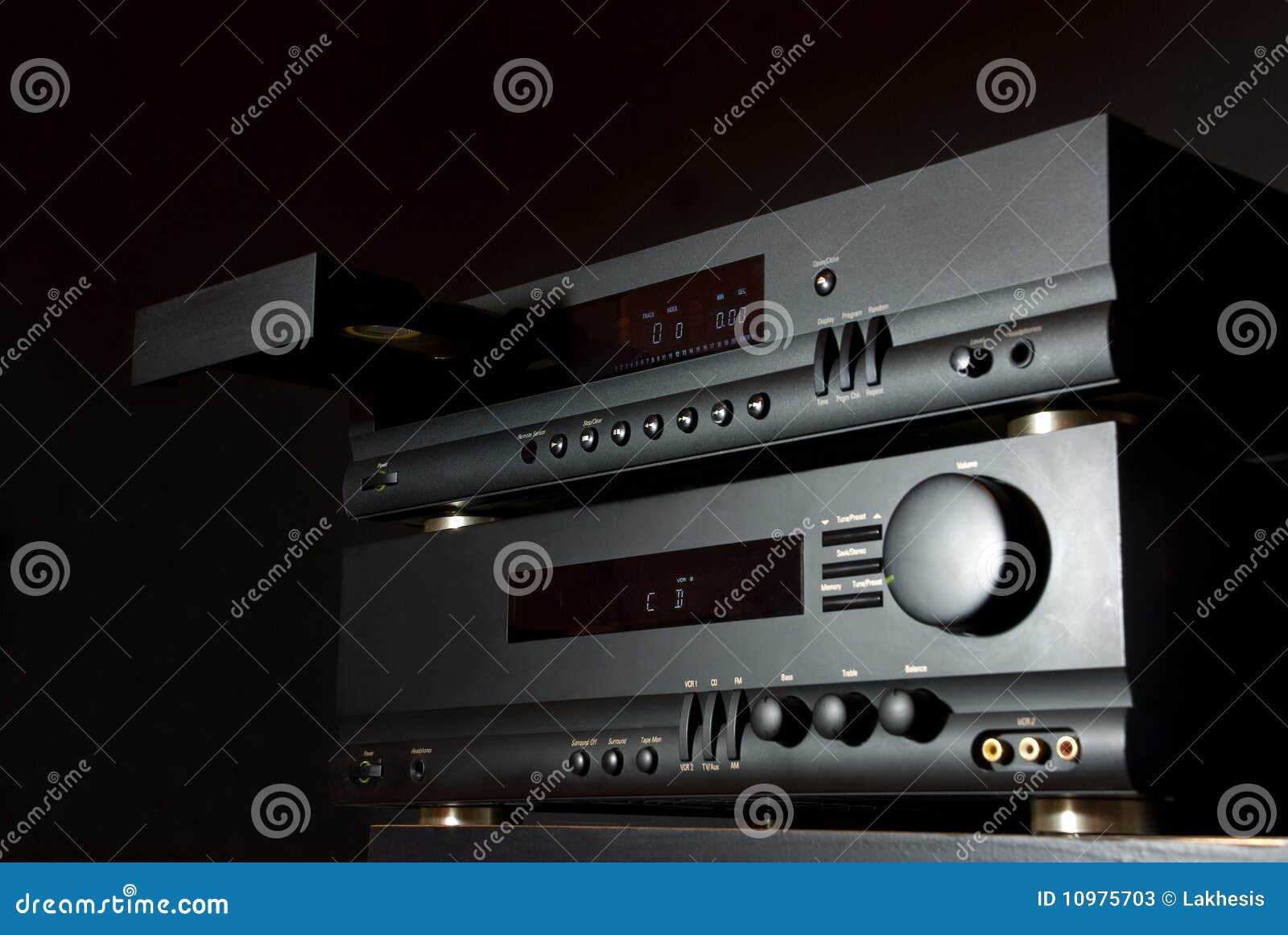 Hi-Fi Audio System stock image. Image of isolate, acoustics - 10975703
