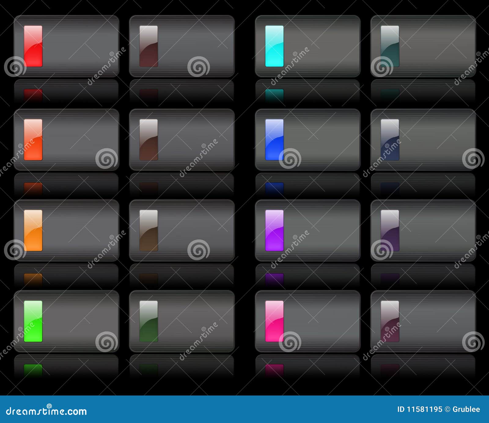 Hi-Fi buttons stock illustration. Illustration of aqua - 11581195