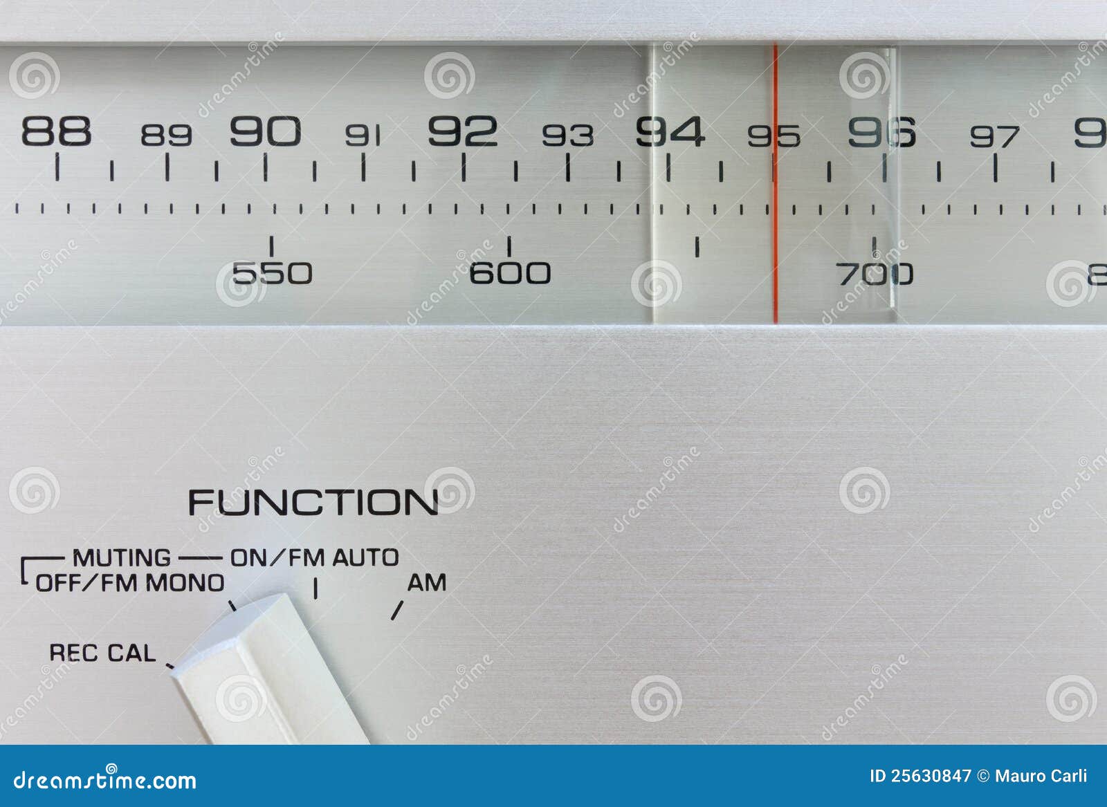 Hi-Fi Radio Tuner stock image. Image of tuning, stereo - 25630847