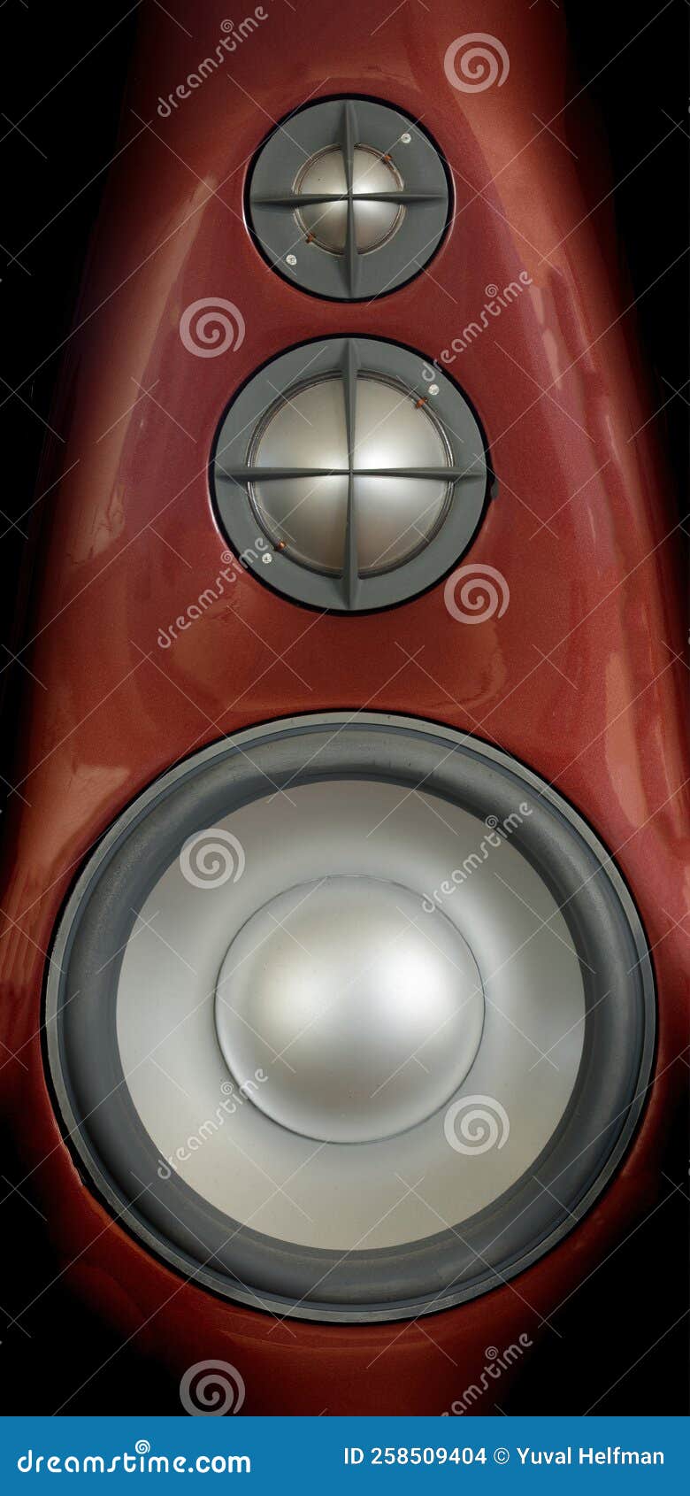 Hi-Fi Speaker Dome Mid-Range and Tweeters Stock Photo - Image of hifi ...