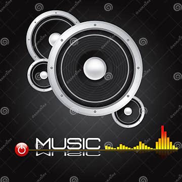 HI-FI Stereo Speaker -EPS Vector- Stock Vector - Illustration of ...