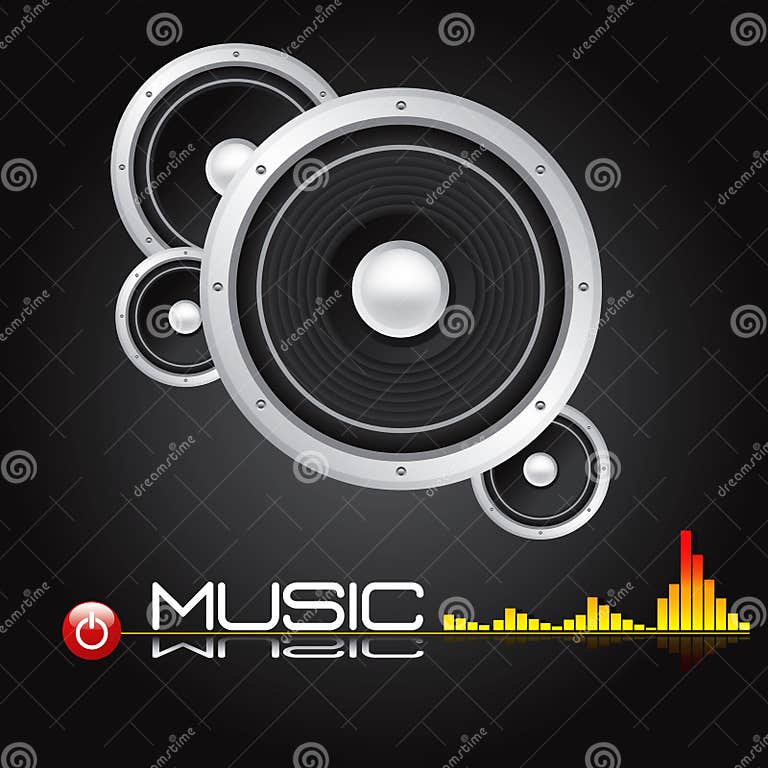 HI-FI Stereo Speaker -EPS Vector- Stock Vector - Illustration of ...