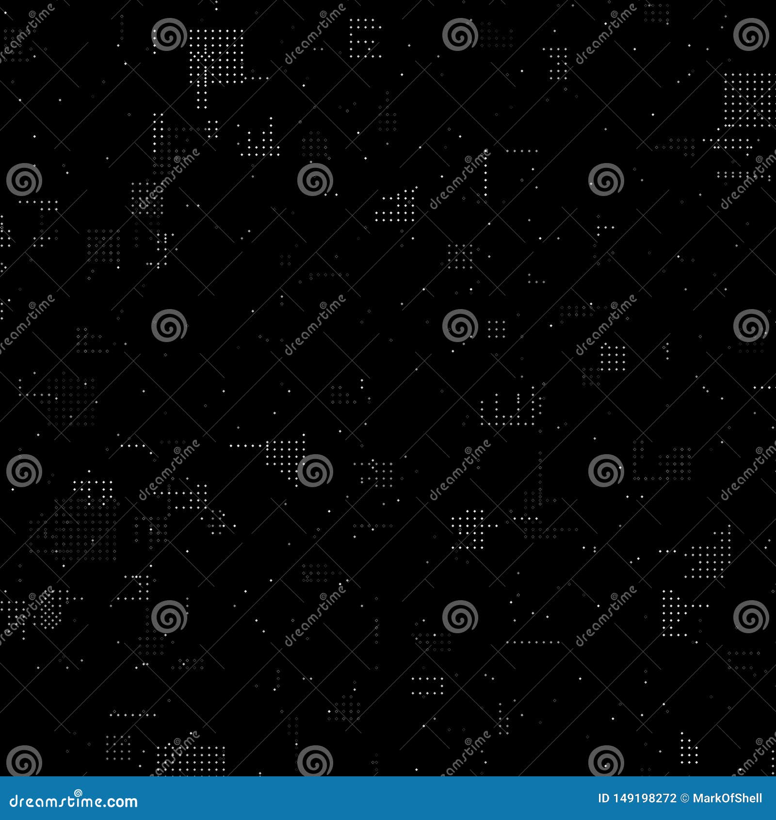 Hi-Res Black and White Grid Patterns with Basic Shapes, Dots ...