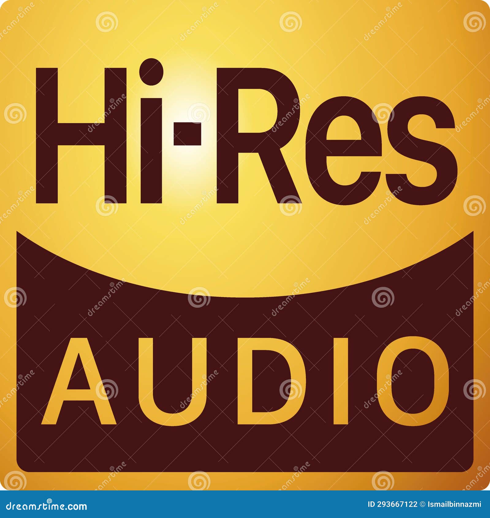 (Hi-Resolution Audio Sign on White Background [Converted].eps Stock ...