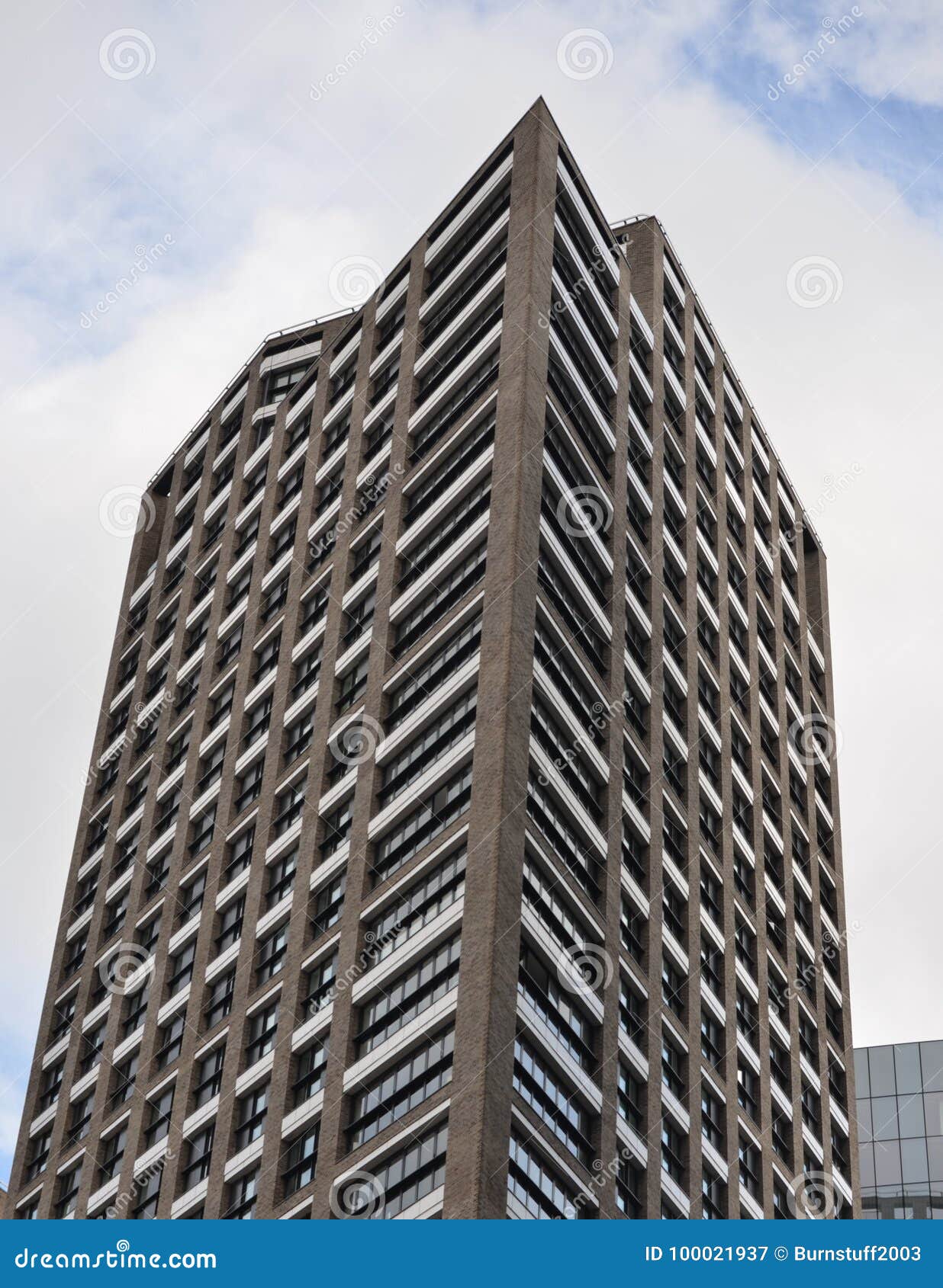 Hi Rise tower block stock image. Image of home, spread - 100021937