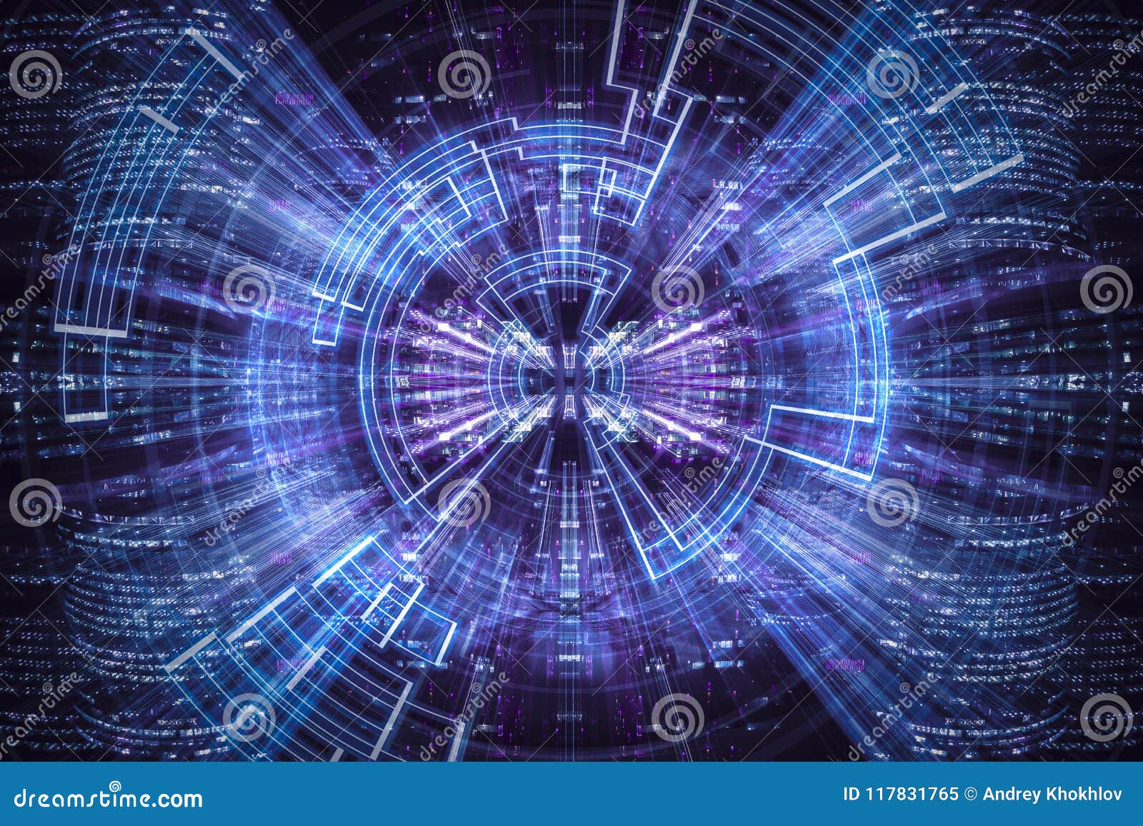 Hi-tech Abstract Background. Stock Image - Image of data, corporate ...