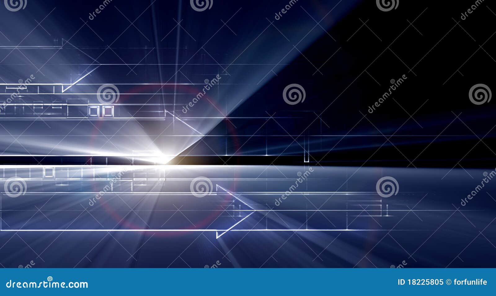 Hi tech background stock illustration. Illustration of blocks - 18225805