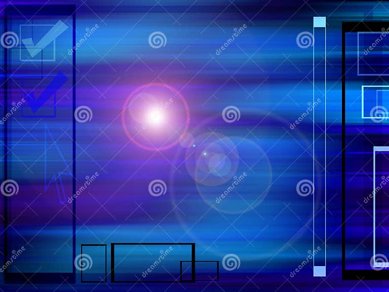 Hi-tech background stock illustration. Illustration of letter - 352190