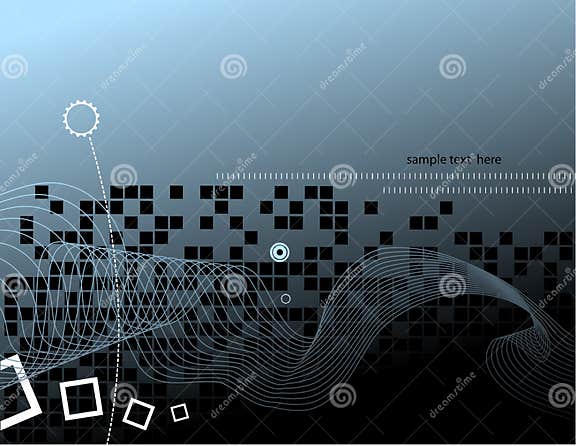 Hi-tech background design stock vector. Illustration of dark - 3678983