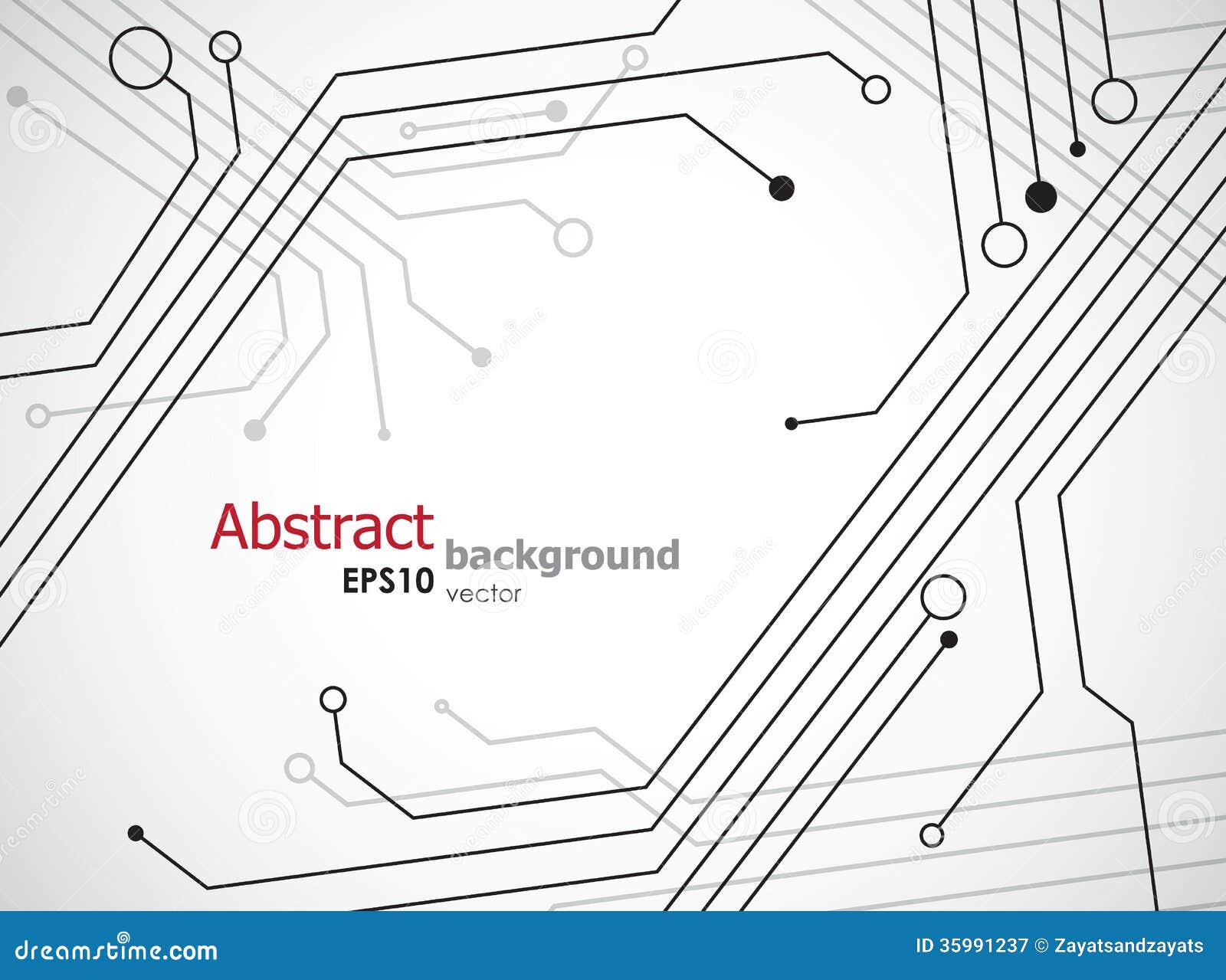 Hi-tech background stock vector. Illustration of abstraction - 35991237