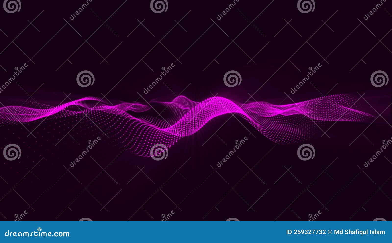 Hi-tech and Big Data Background Design. Purple Abstract Background with ...