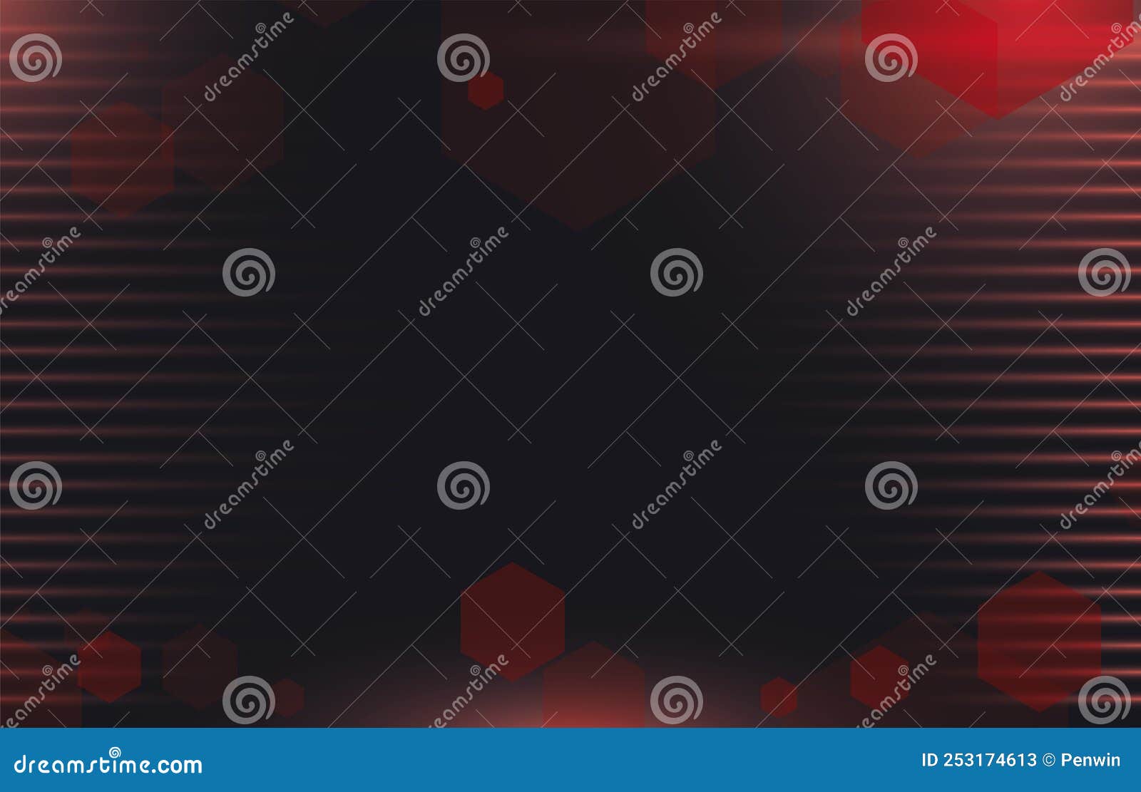 Hi Tech Black Background with Geometric Shapes, Vector Illustration ...