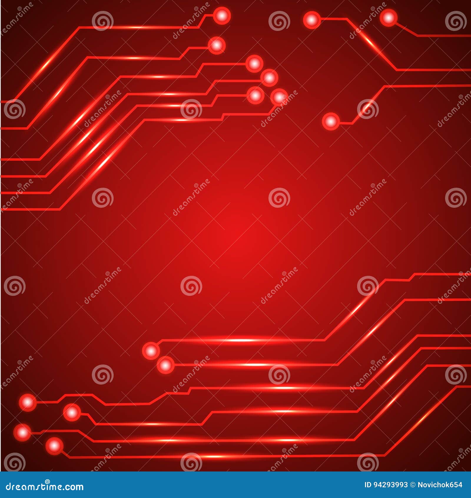 Hi tech circuit board. stock vector. Illustration of hitech - 94293993