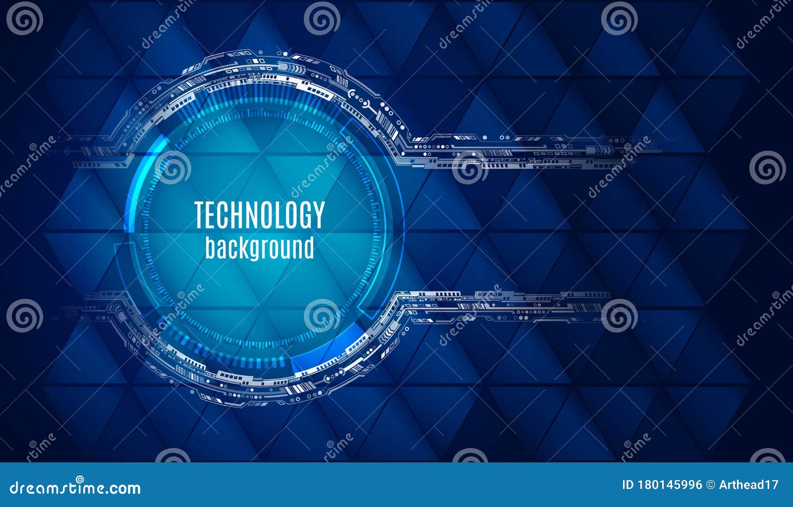 Hi Tech Circuit Design Innovation Concept. Abstract Futuristic ...