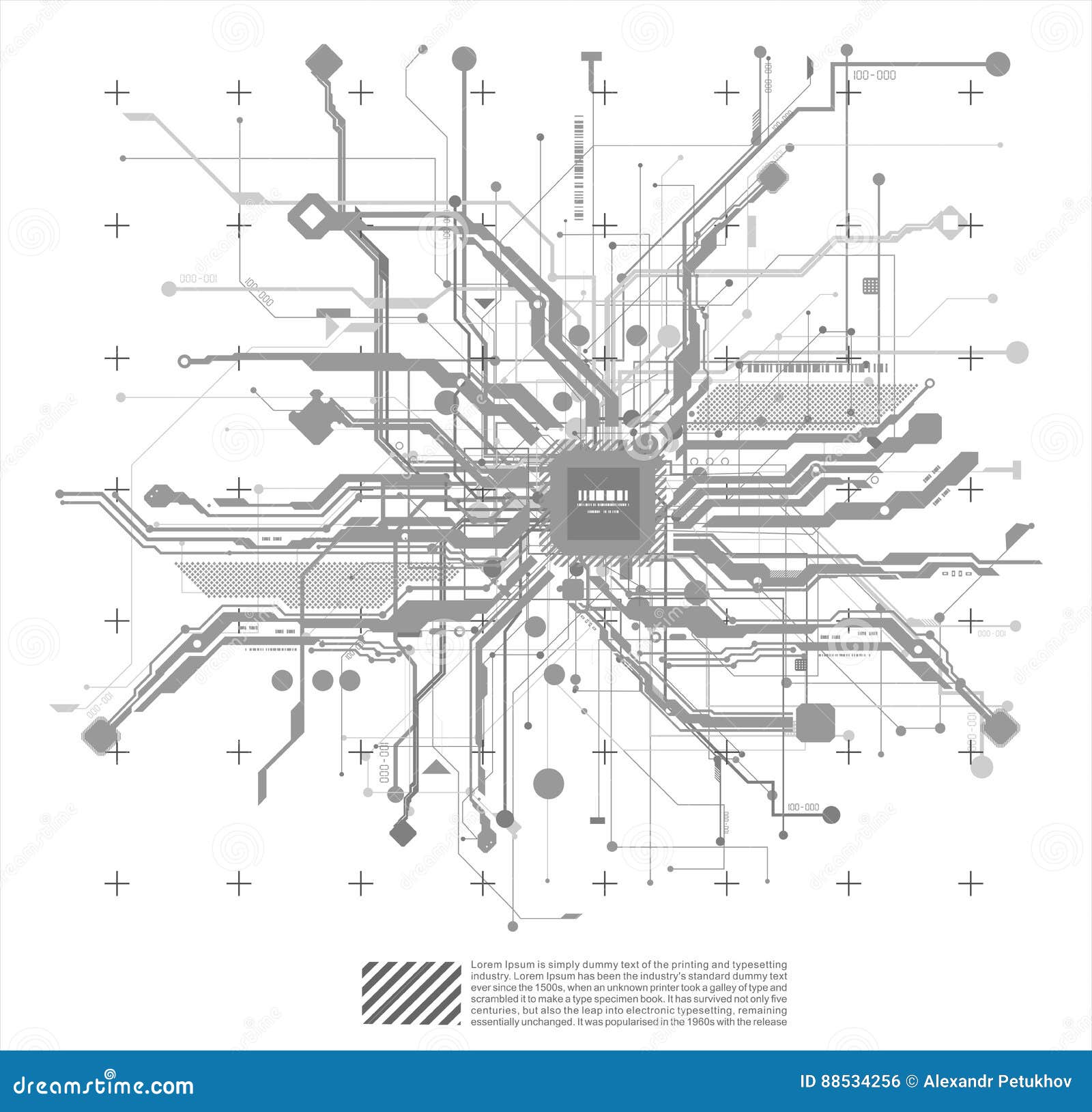 Hi Tech Circuits Fantastic Absract Background Cyberpunk Cyber Pay Stock ...