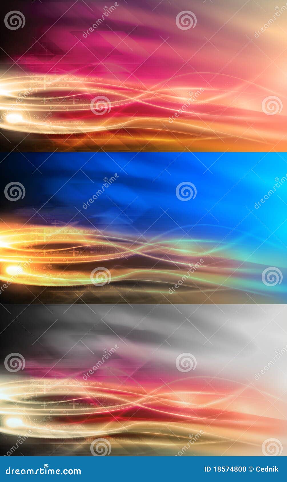 Hi-tech Colorful Fire Flames Set Stock Illustration - Illustration of ...