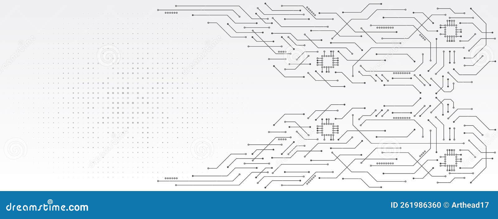 Hi-tech Communication Design. Electronic Vector Illustration Stock ...