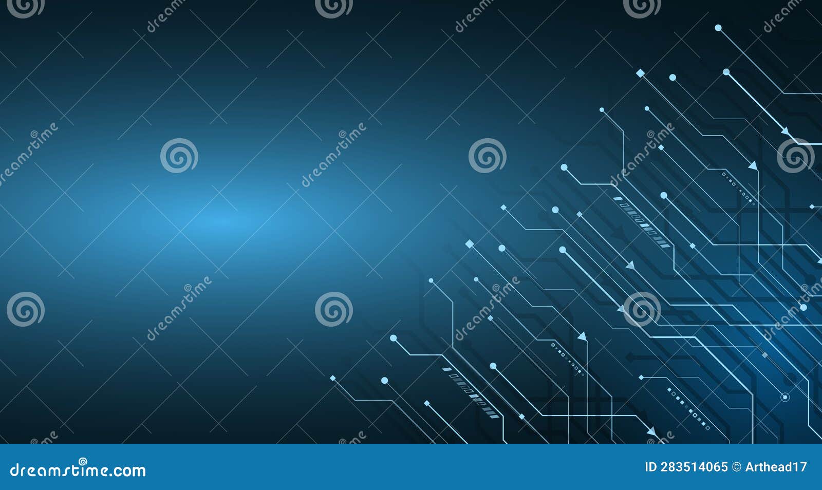 Hi-tech Communication Design. Electronic Vector Illustration Stock ...