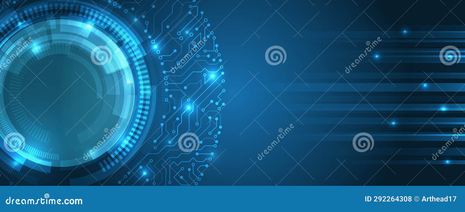 Hi-tech Communication Design. Electronic Vector Illustration Stock ...