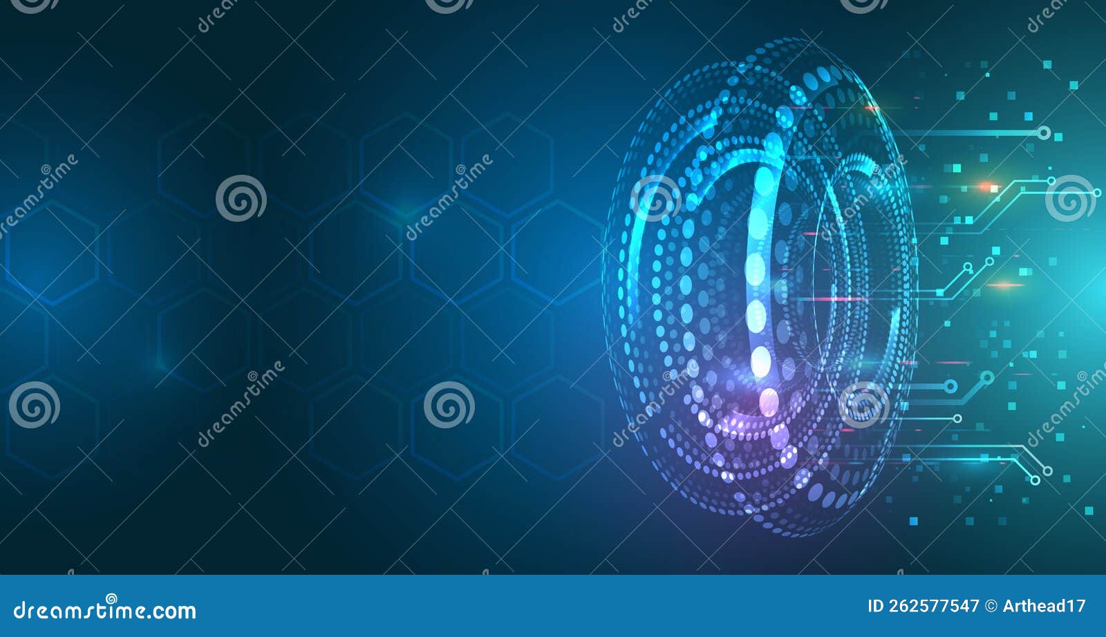 Hi-tech Communication Illustration on a Blue Background. 5G High-speed ...