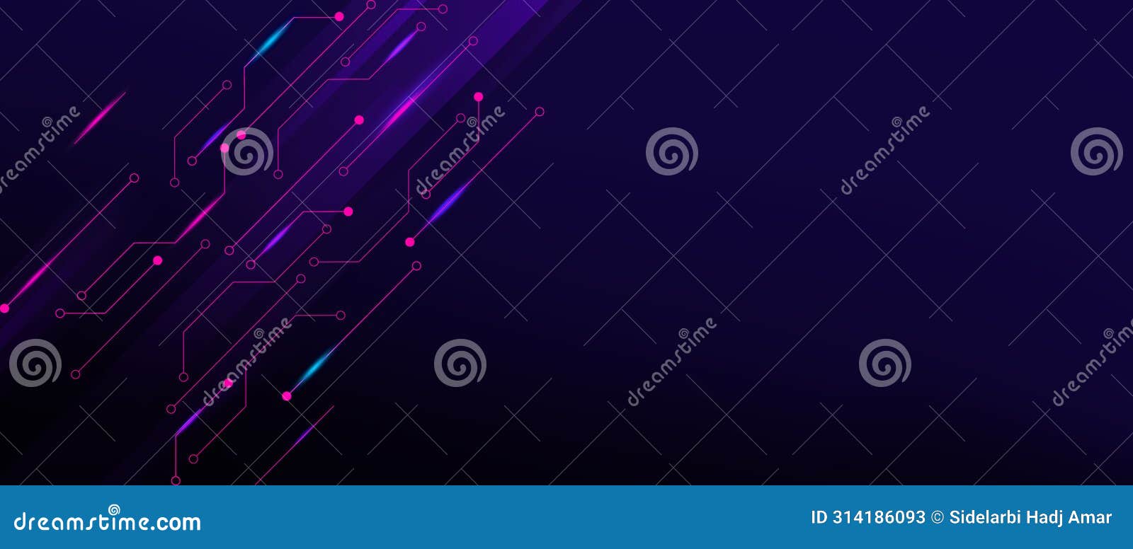 Hi-tech Computer Digital Technology Concept Stock Illustration ...