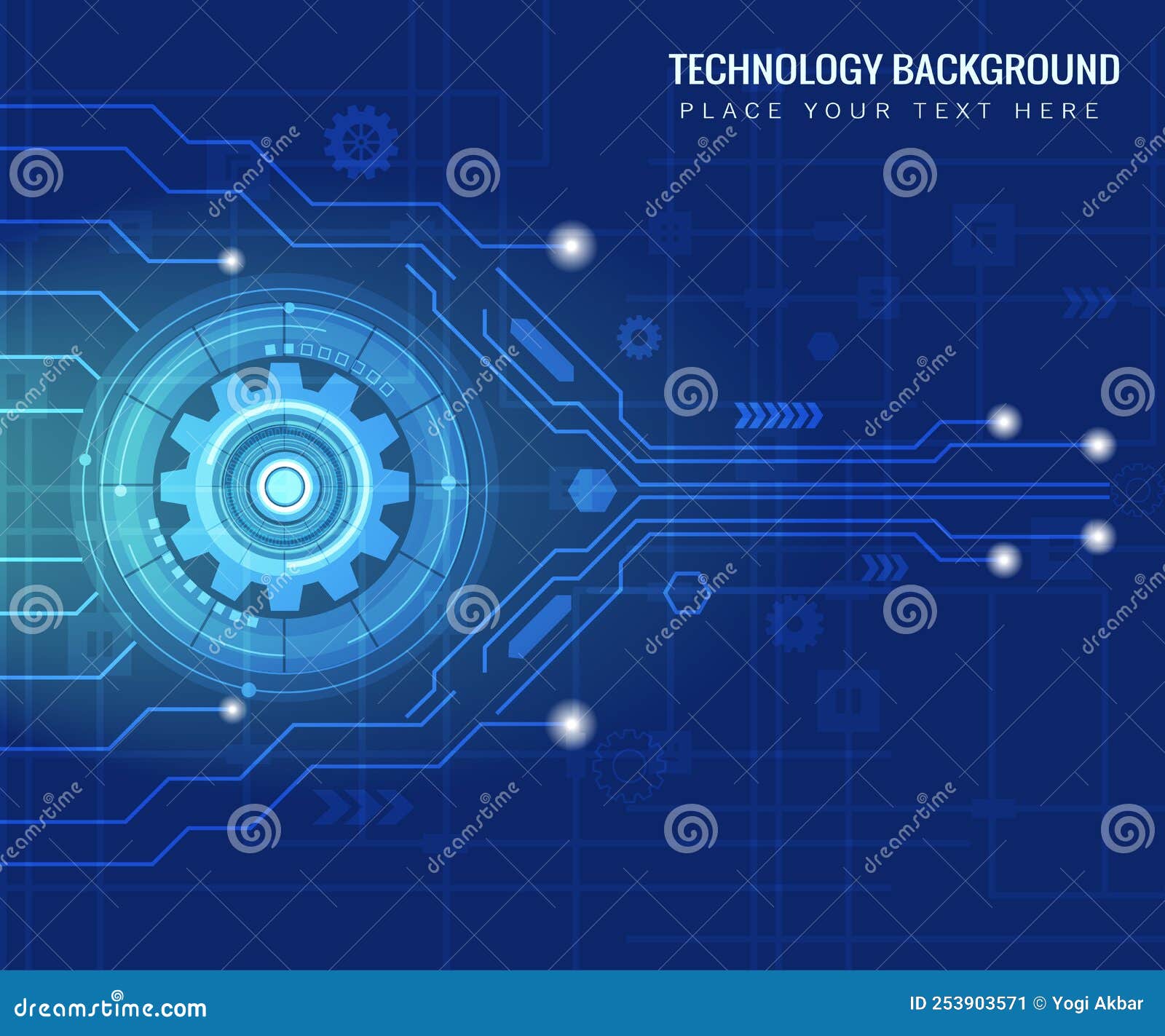 Hi-tech Computer Digital Technology Concept. Abstract Technology ...