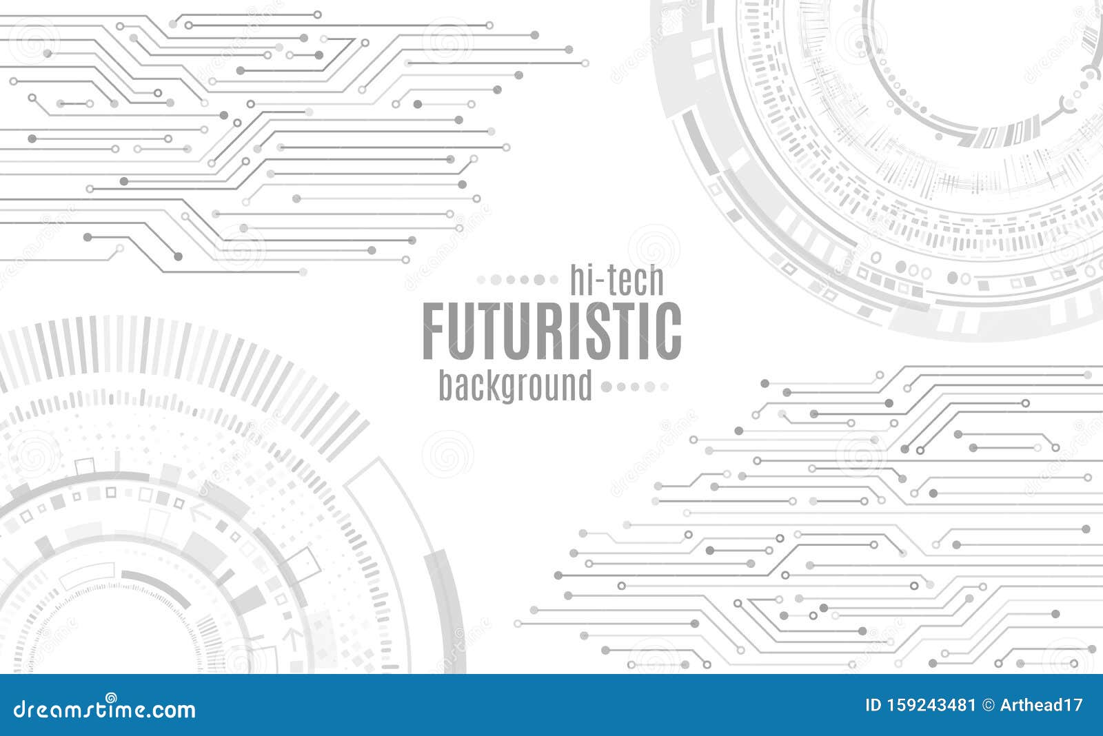 Hi-tech Computer Digital Technology Concept. Abstract Technology ...