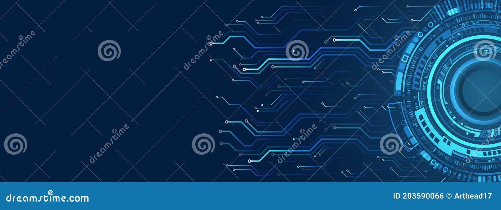 Hi-tech Computer Digital Technology Concept. Abstract Technology ...