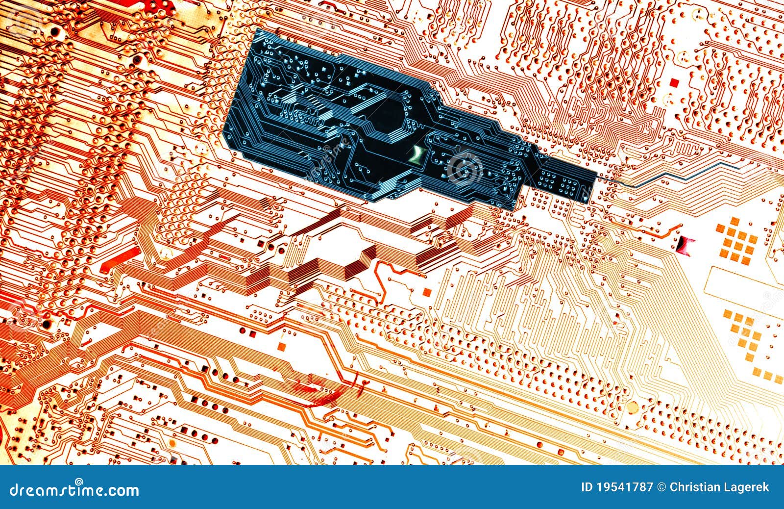 Hi Tech Computer-parts And Microchips Stock Image - Image of component ...