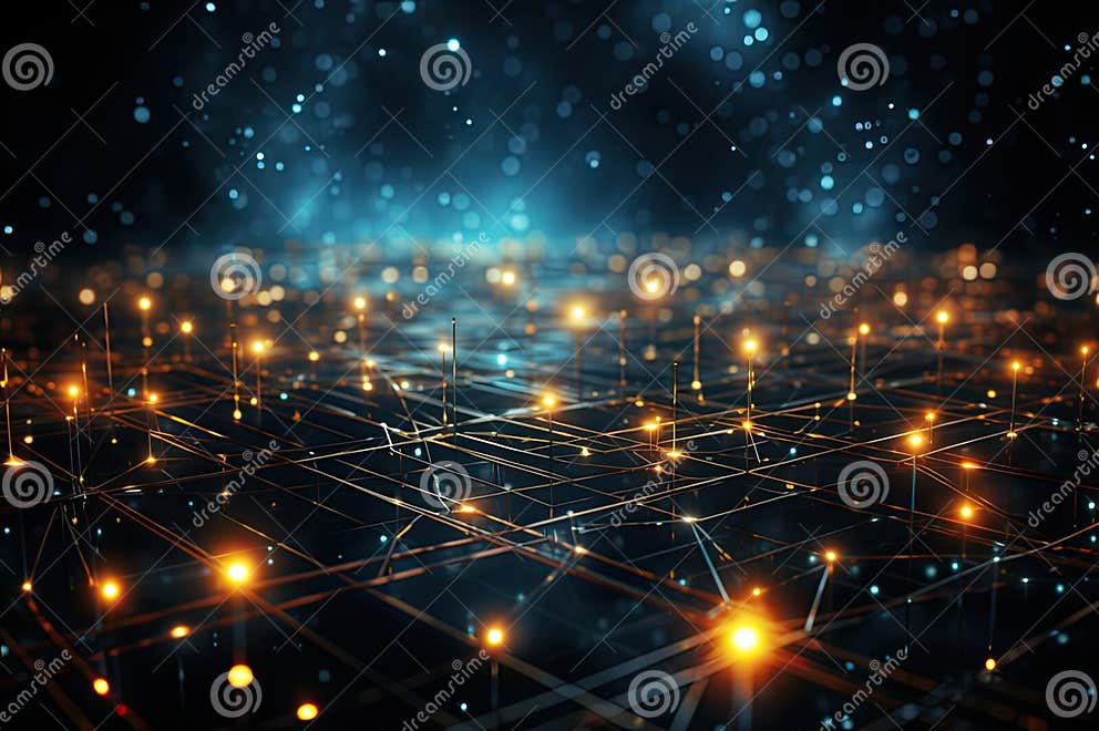 Hi-Tech Connectivity Data Structures Digital Generative AI Stock ...