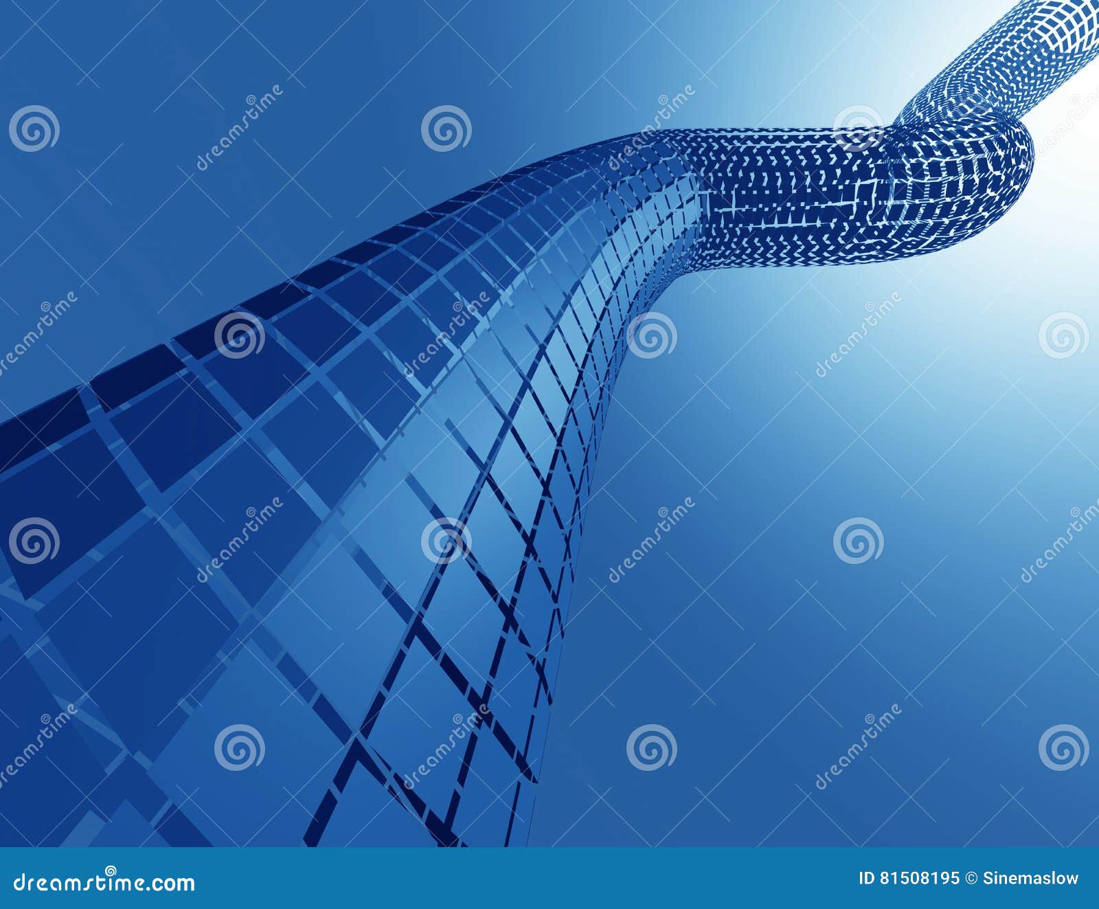 Hi-tech Digital Circular Element. Stock Illustration - Illustration of ...