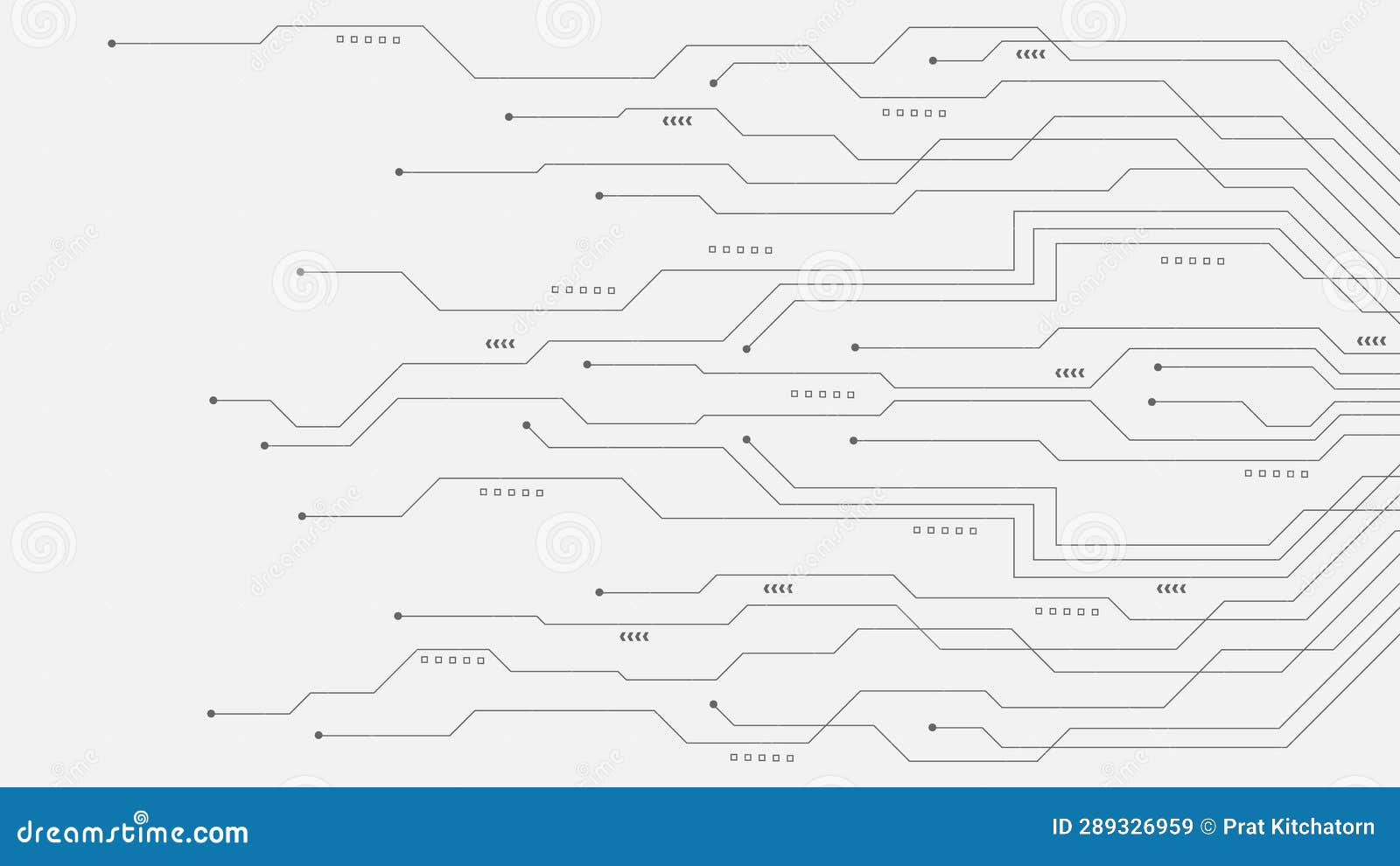 Hi-tech Digital Data Abstract Design Stock Illustration - Illustration ...
