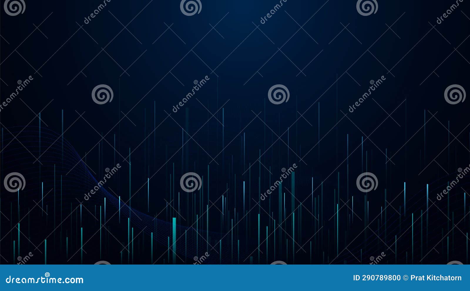 Hi-tech Digital Data Abstract Design Stock Illustration - Illustration ...