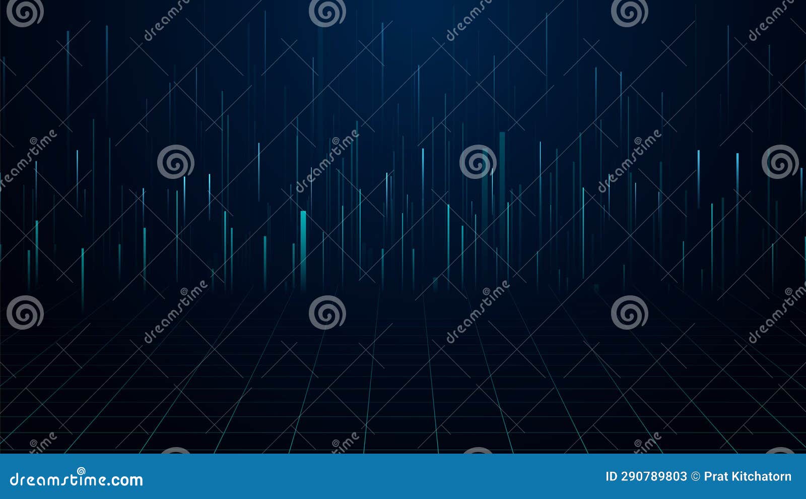 Hi-tech Digital Data Abstract Design Stock Illustration - Illustration ...